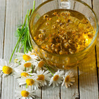 aromatic chamomile tea for bedtime