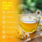 aromatic chamomile tea for bedtime