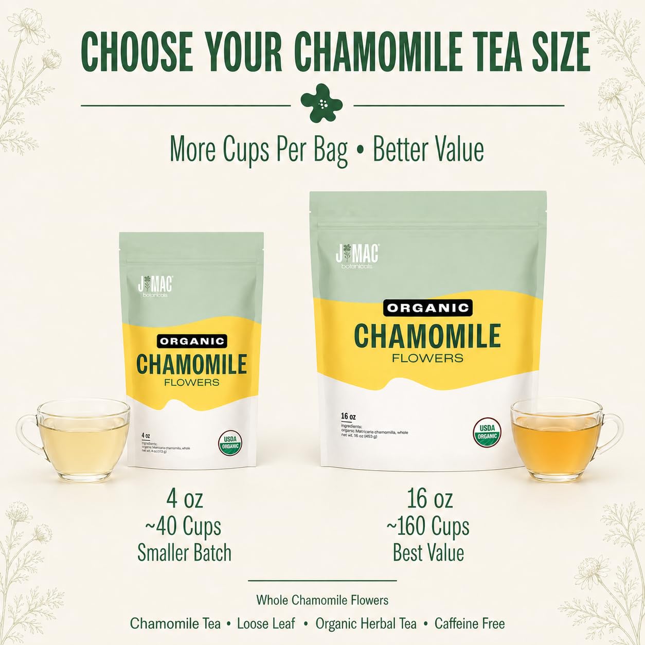 aromatic chamomile tea for calming moments