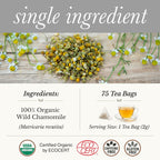 aromatic chamomile tea for calming