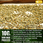 aromatic chamomile tea for calming