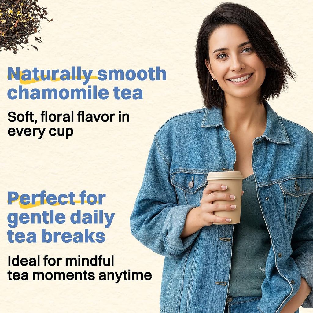 aromatic chamomile tea for relaxation