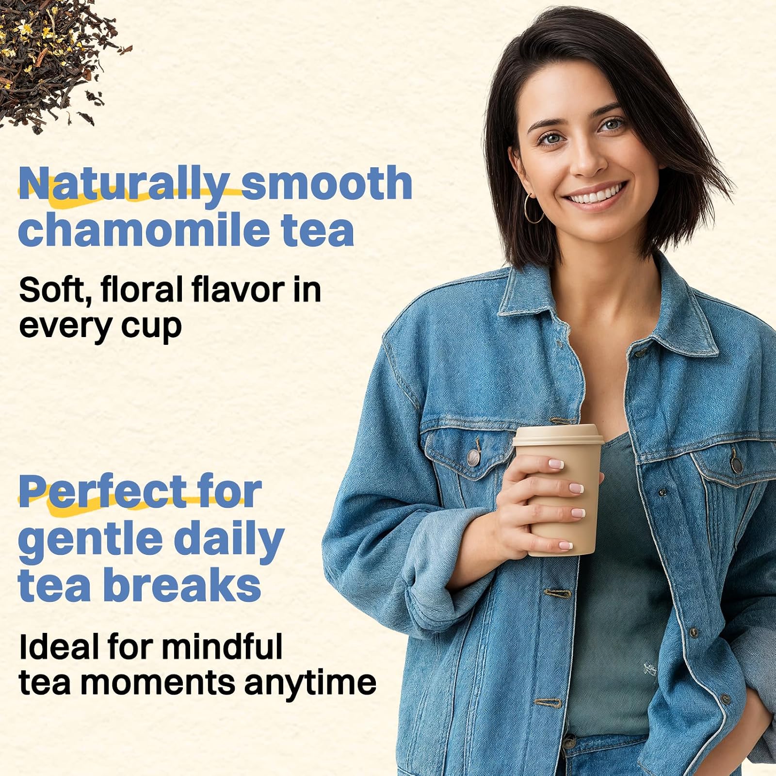 aromatic chamomile tea for relaxation