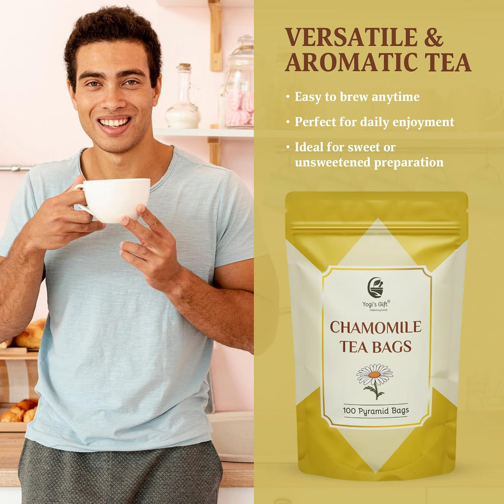 aromatic chamomile tea for relaxation