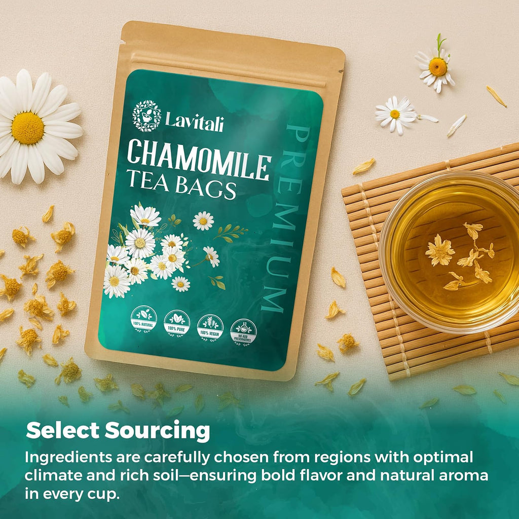 aromatic chamomile tea for wellness