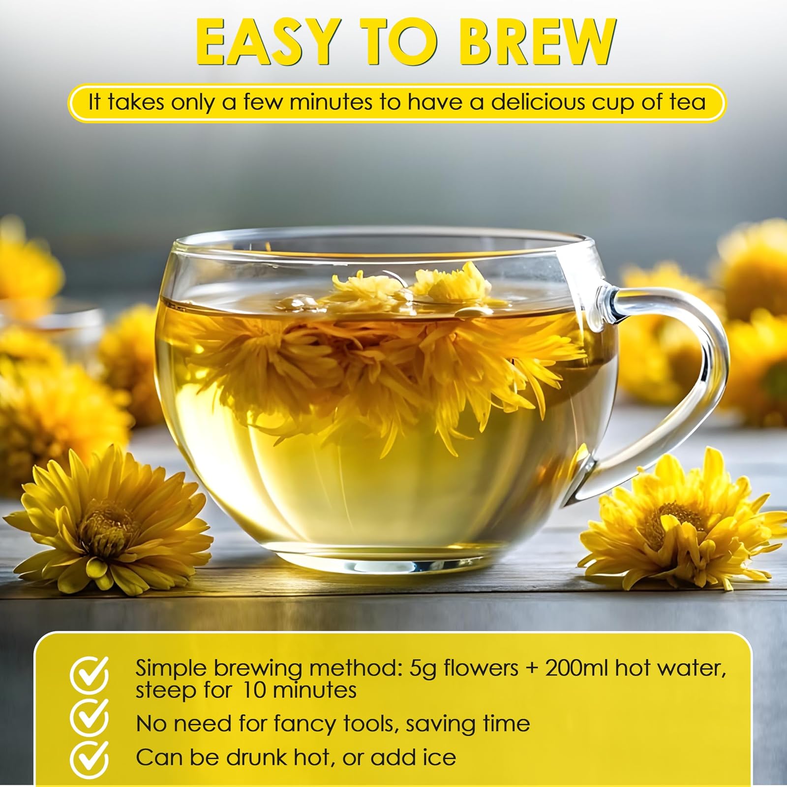 aromatic chrysanthemum tea experience
