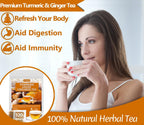 aromatic cinnamon ginger tea blend