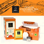 aromatic cinnamon infused tea