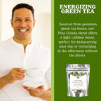 Aromatic coconut pineapple tea