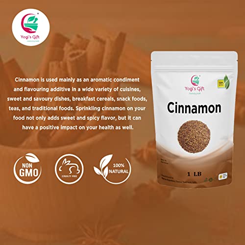 aromatic crushed cinnamon for tea