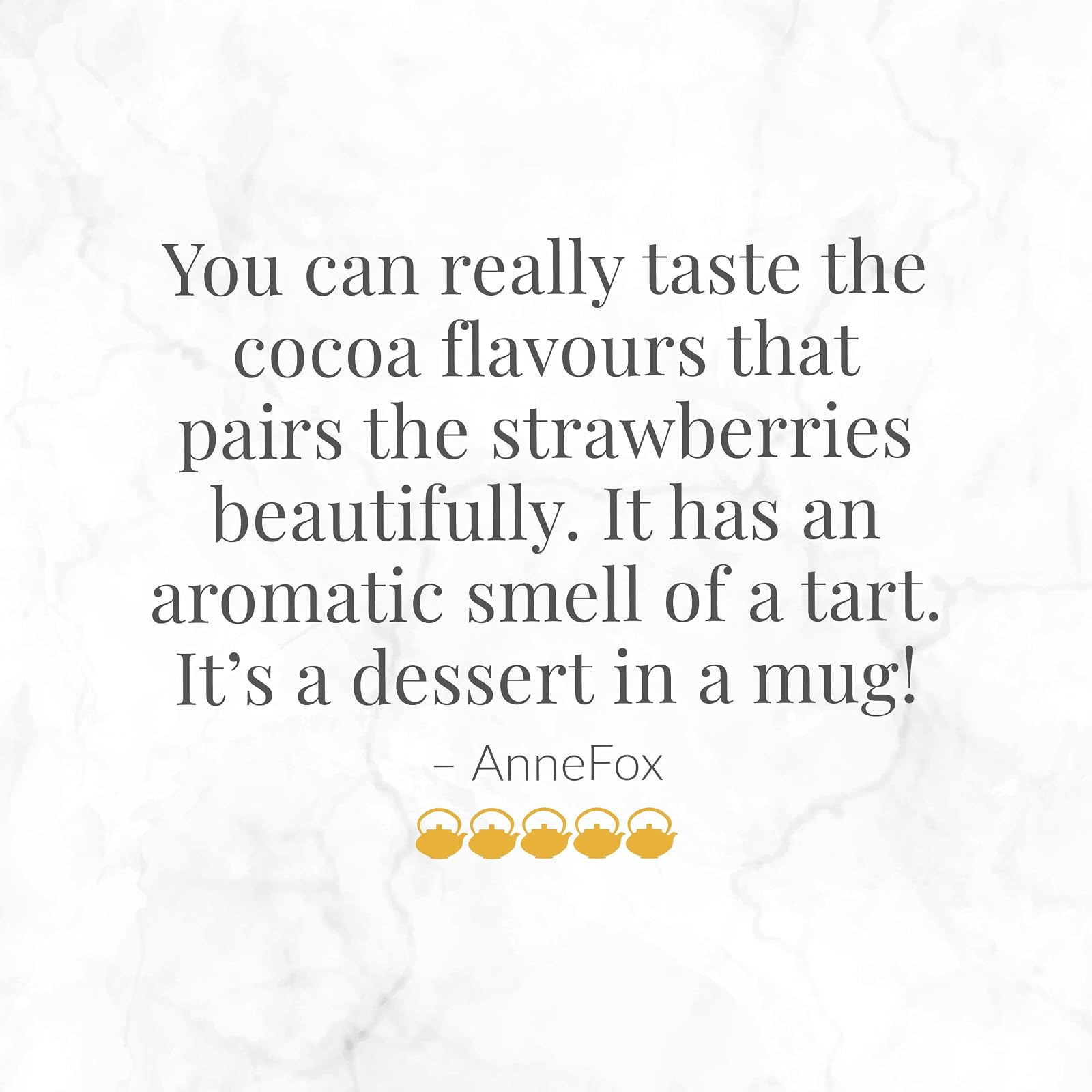 aromatic dandelion and chocolate herbal tea