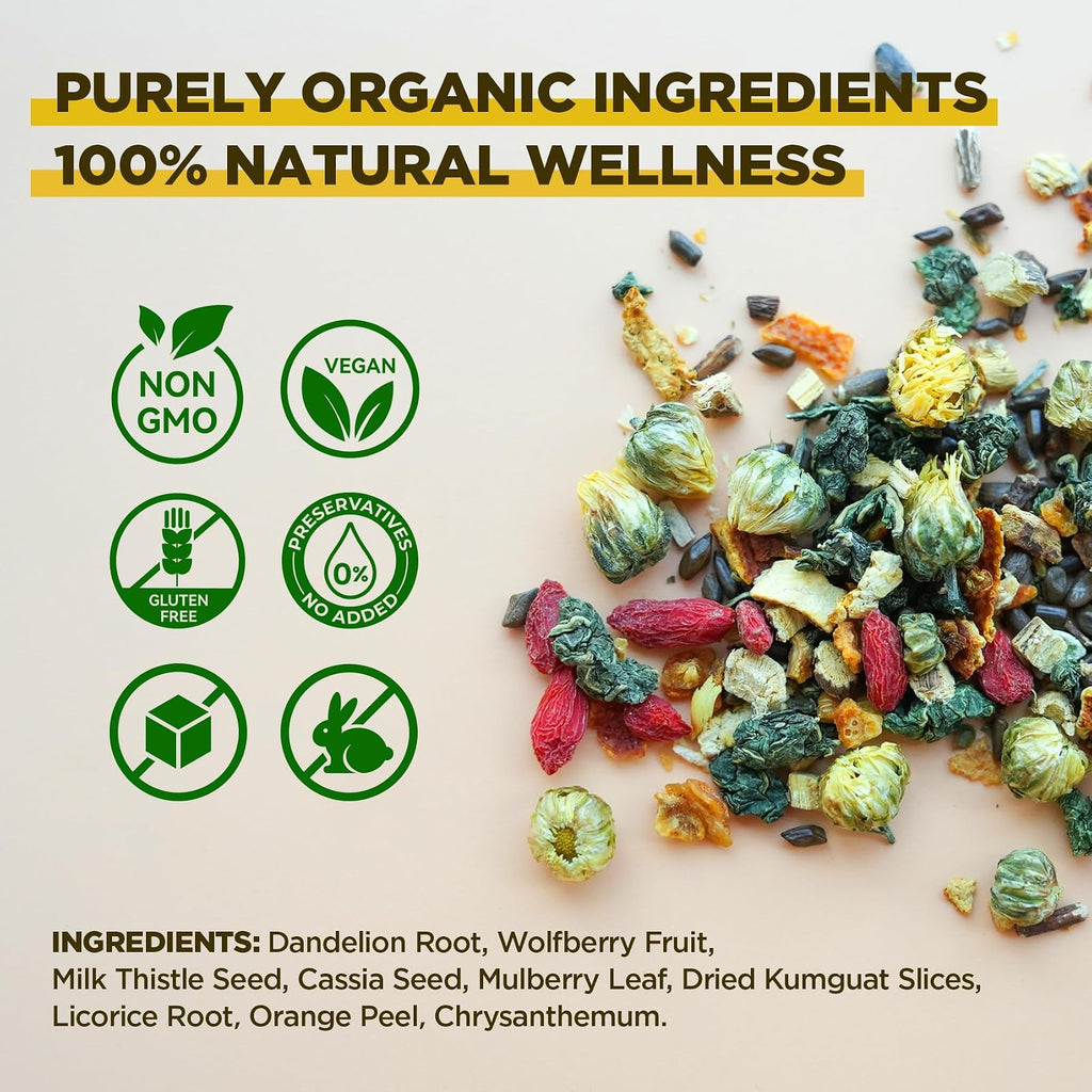 aromatic dandelion wolfberry infusion