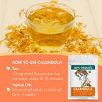 aromatic dried calendula flowers for crafts