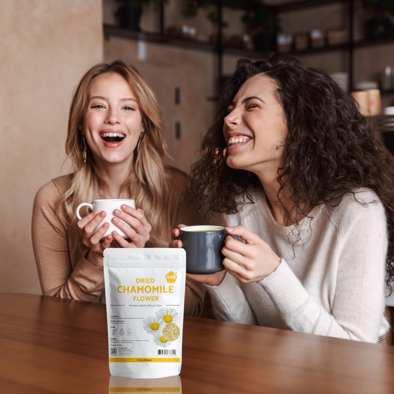 aromatic dried chamomile for brewing