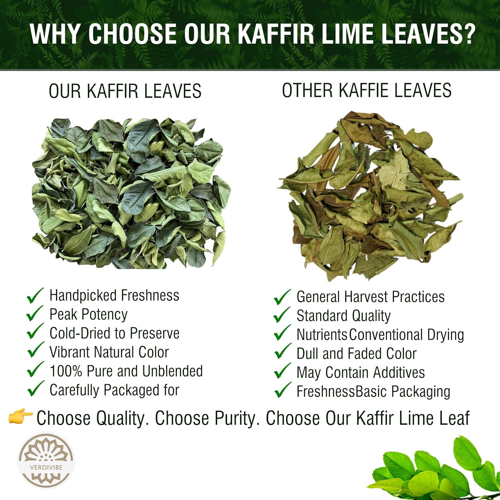 aromatic dried kaffir lime leaves