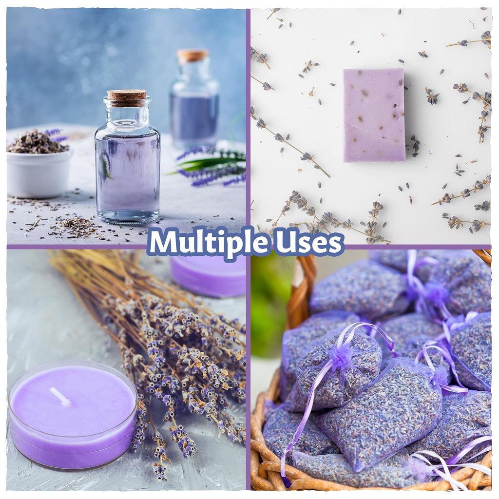 aromatic dried lavender flowers for relaxation