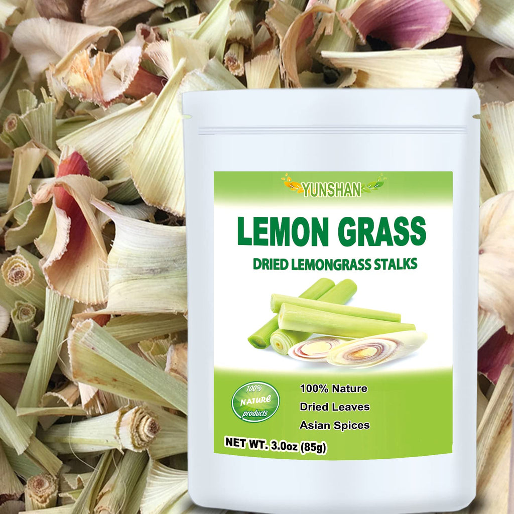 aromatic dried lemongrass for cooking