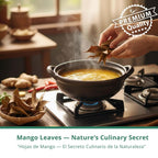 aromatic dried mango leaf beverage