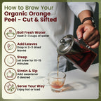 aromatic dried orange peel spice