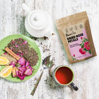 aromatic dried rose petals for tea