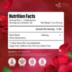 aromatic dried rose tea blend