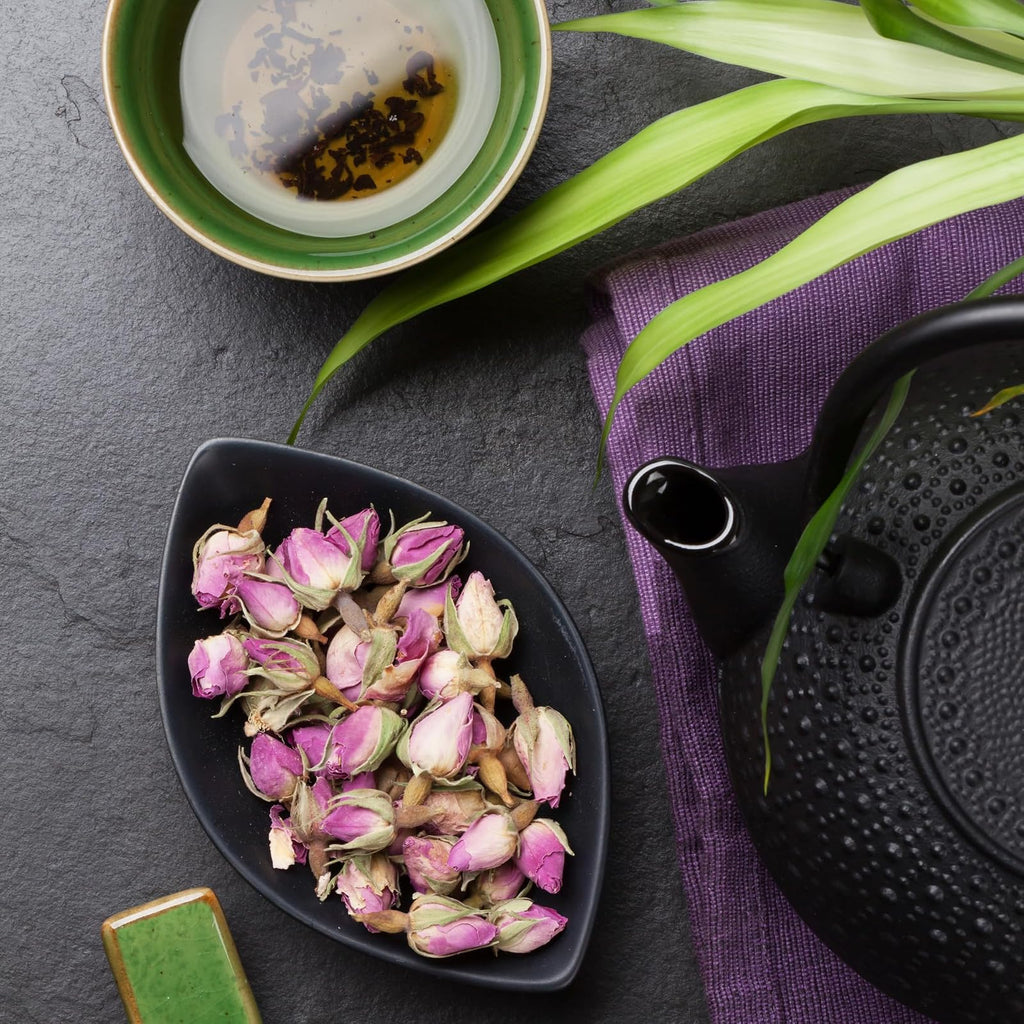 aromatic dried rose tea