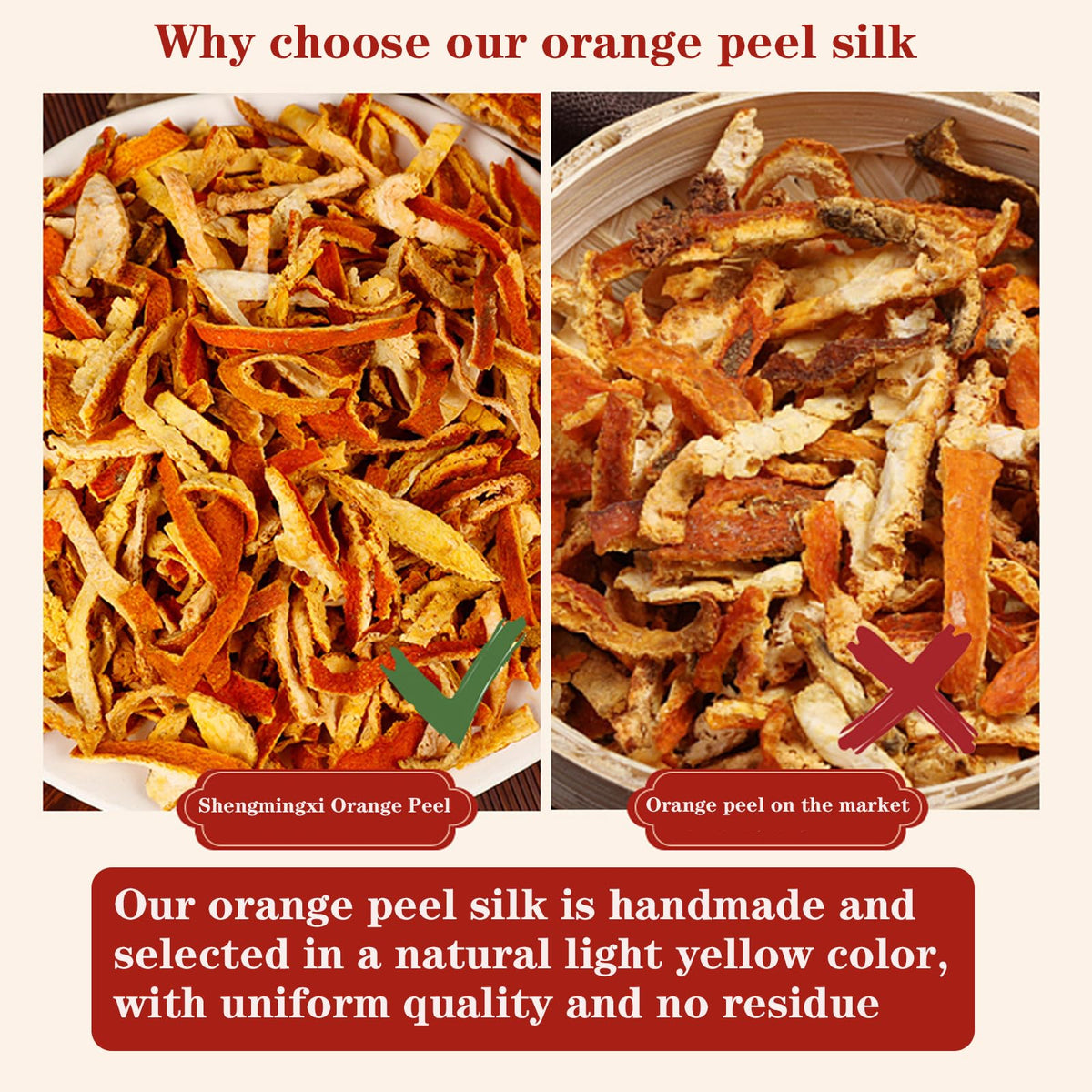 aromatic dried tangerine peel infusion