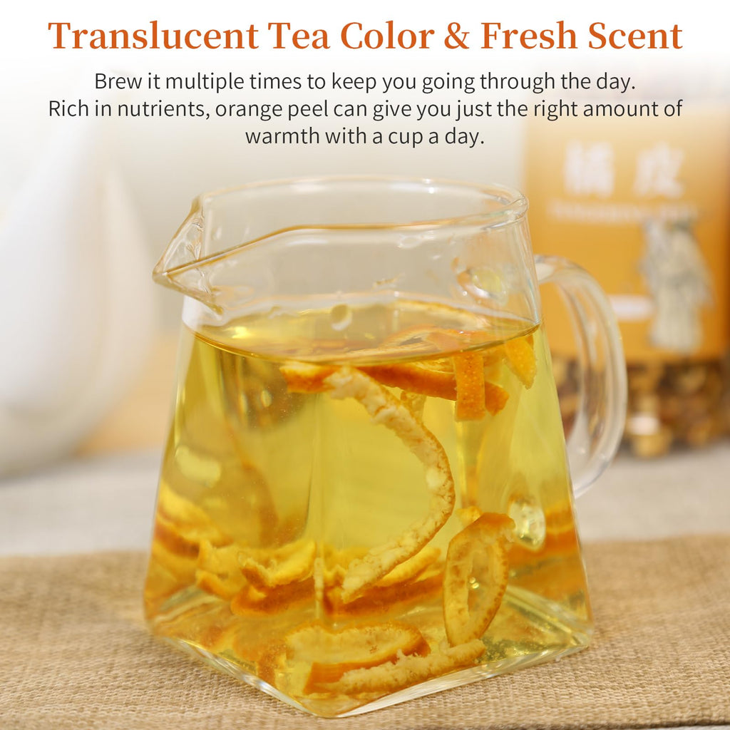 Aromatic dried tangerine peel spice