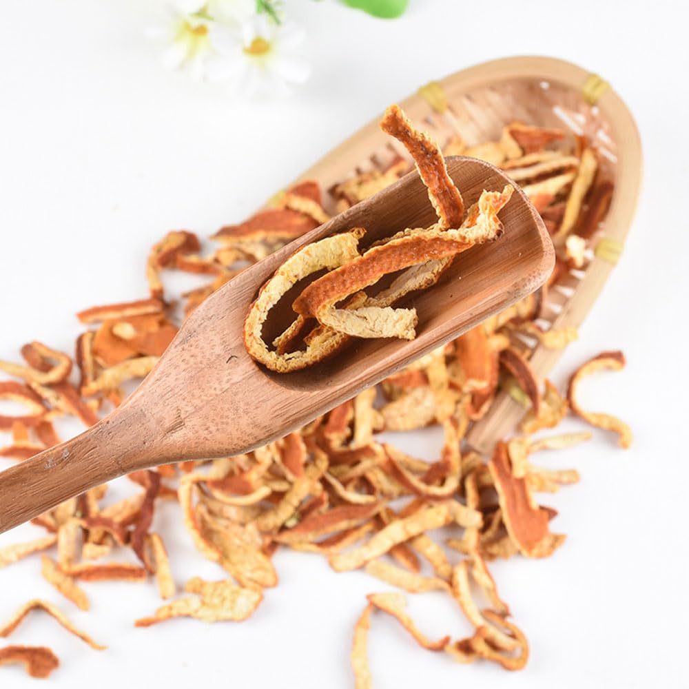 aromatic dry orange peel tea