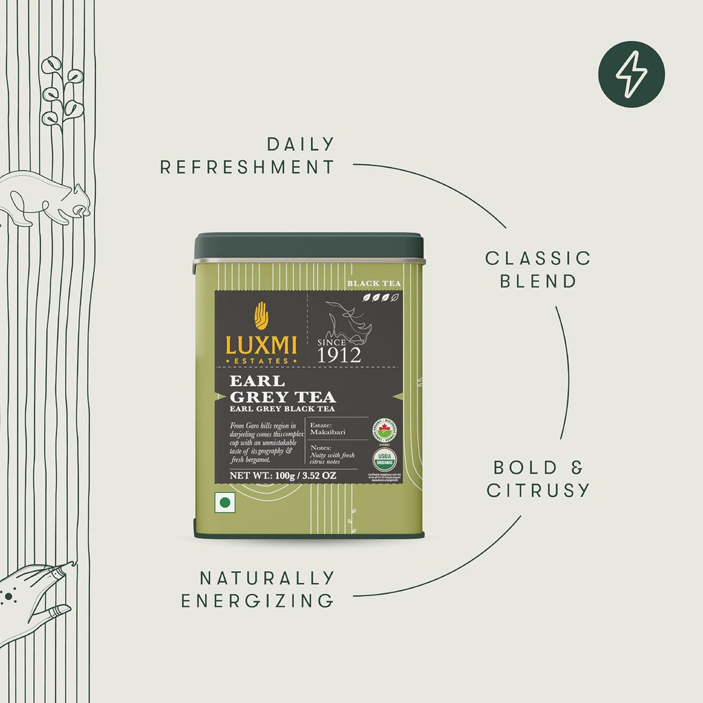aromatic Earl Grey tea blend