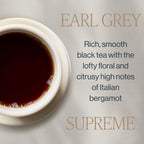 aromatic Earl Grey tea for mornings