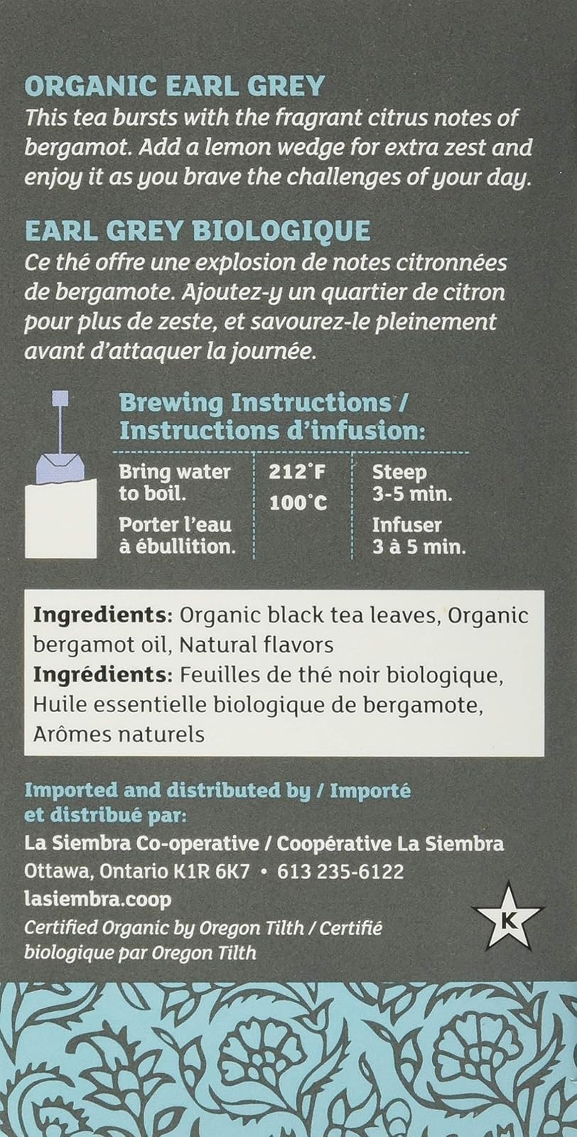 aromatic Earl Grey tea for relaxation