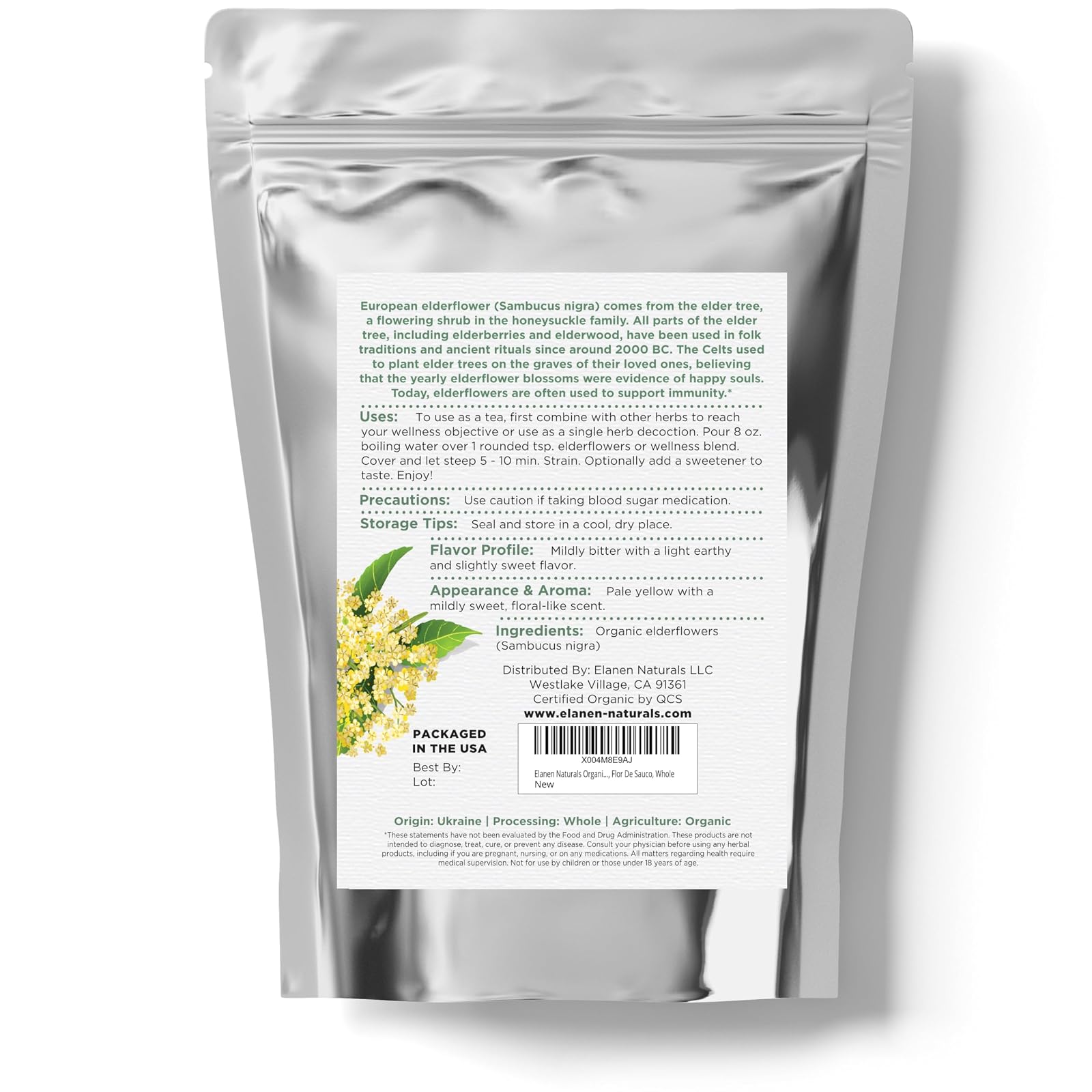 aromatic elderflower for herbal detox