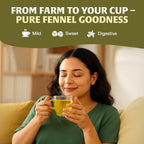 aromatic fennel seed tea for digestion