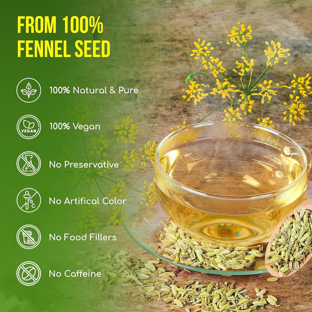 aromatic fennel seed tea for relaxation