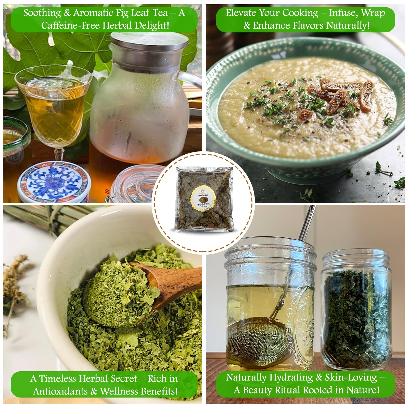 aromatic fig leaf tea experience