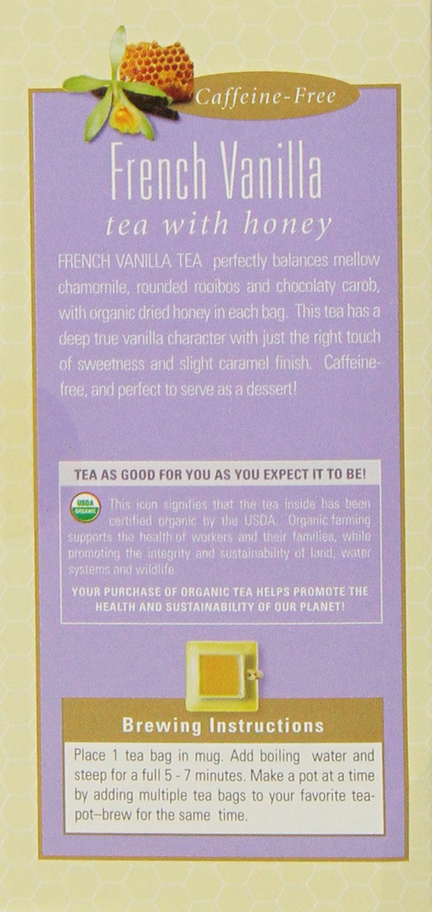 aromatic French Vanilla tea for relaxation