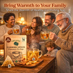 aromatic ginger cinnamon tea bags