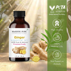 aromatic ginger essential oil for relaxation