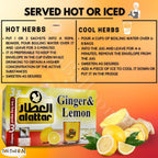 aromatic ginger lemon tea experience