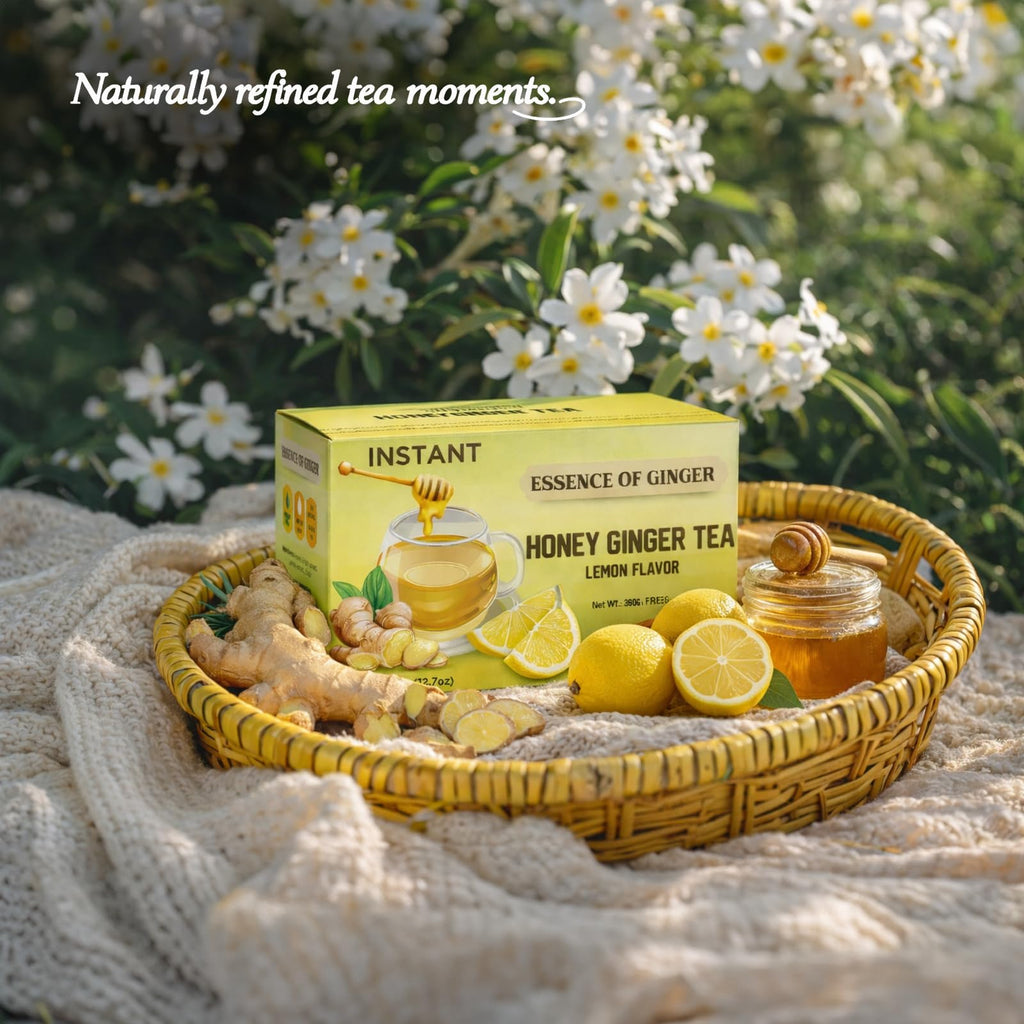 aromatic ginger lemon tea for relaxation