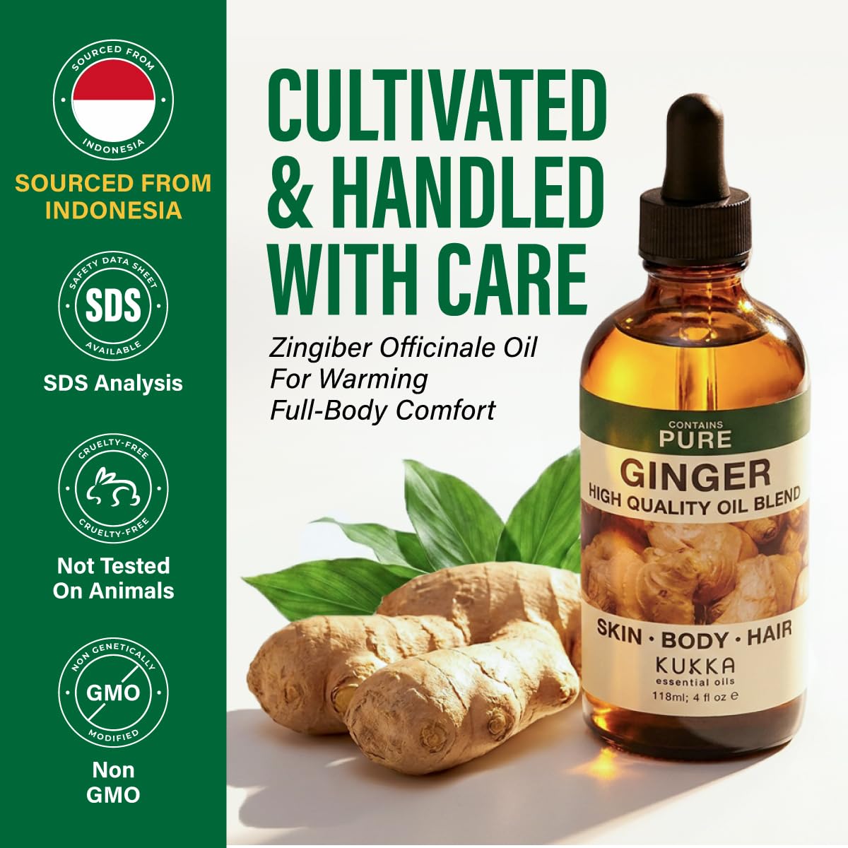 aromatic ginger oil for relaxation