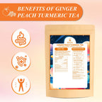 aromatic ginger peach turmeric infusion