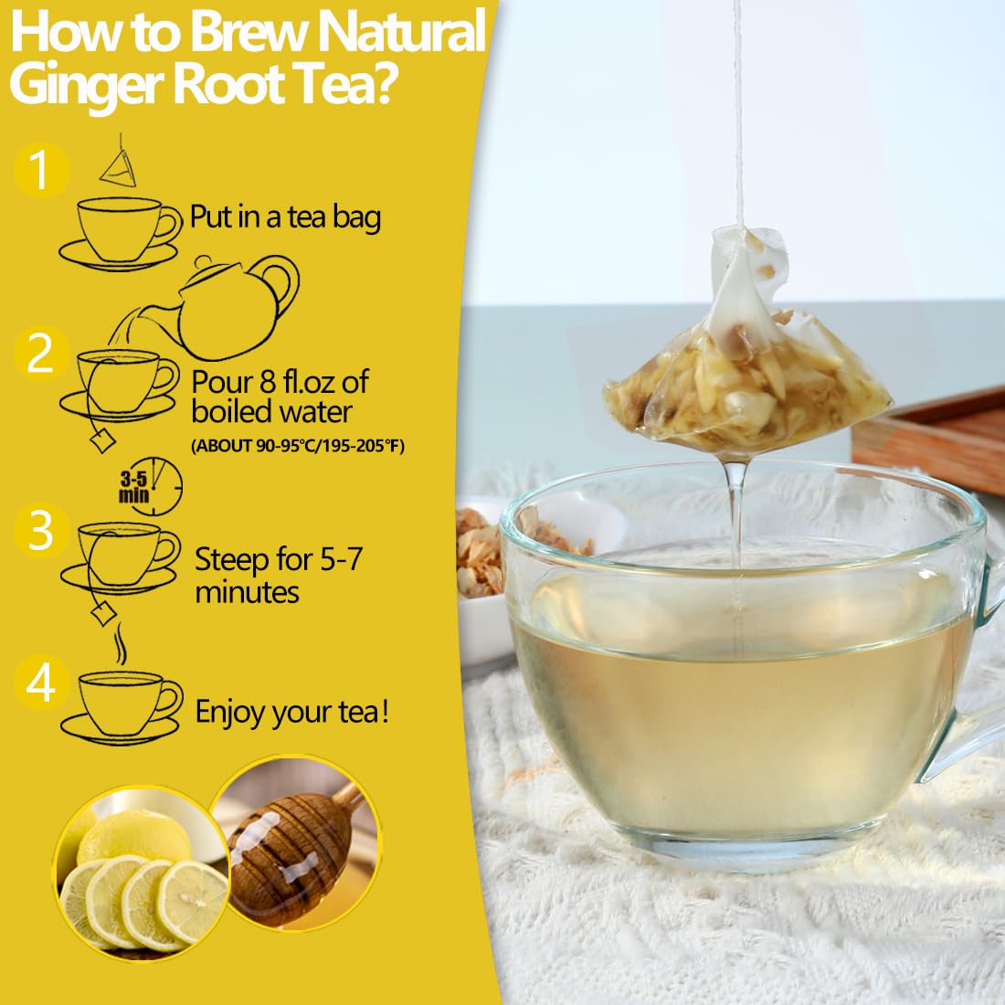 aromatic ginger tea experience