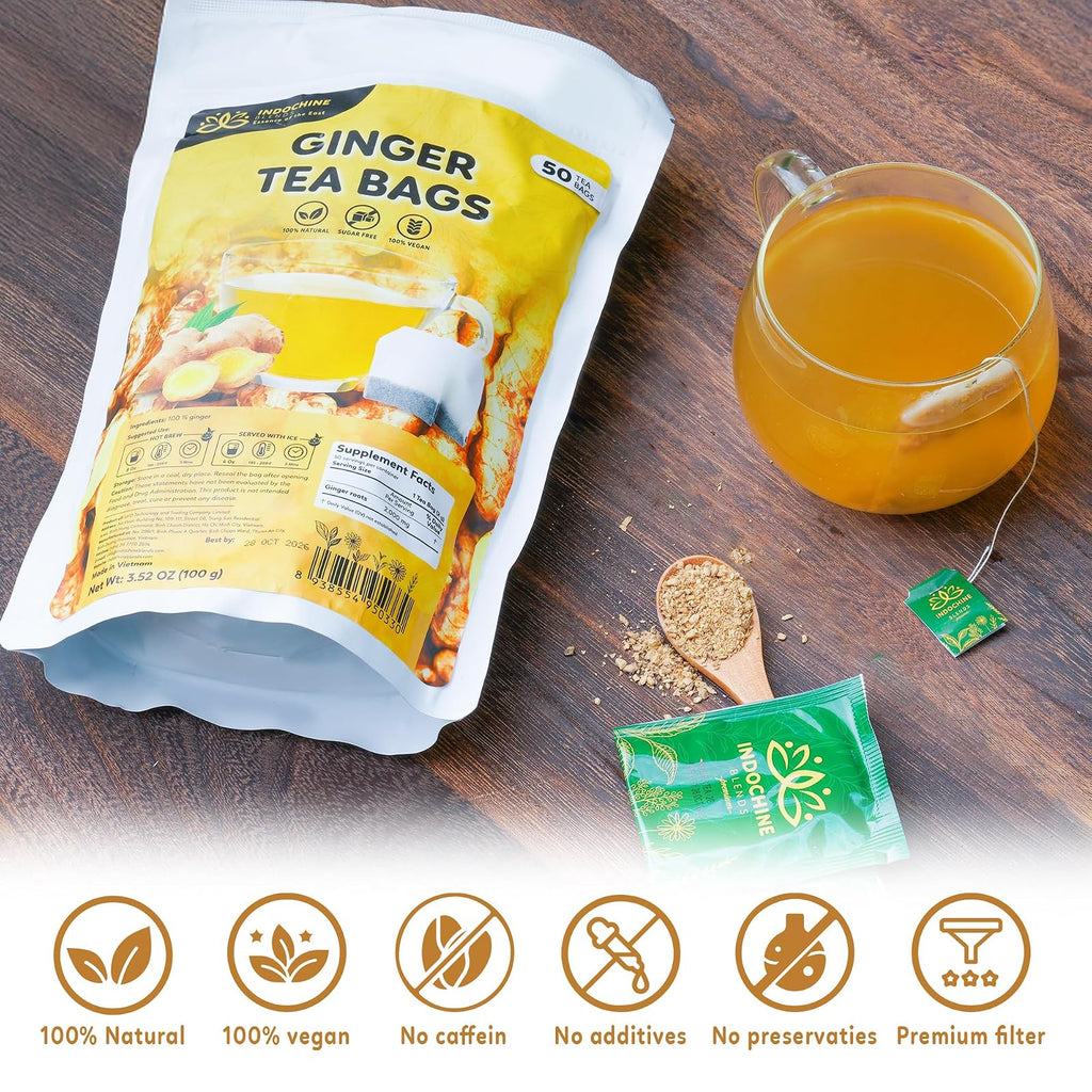 aromatic ginger tea for relaxation