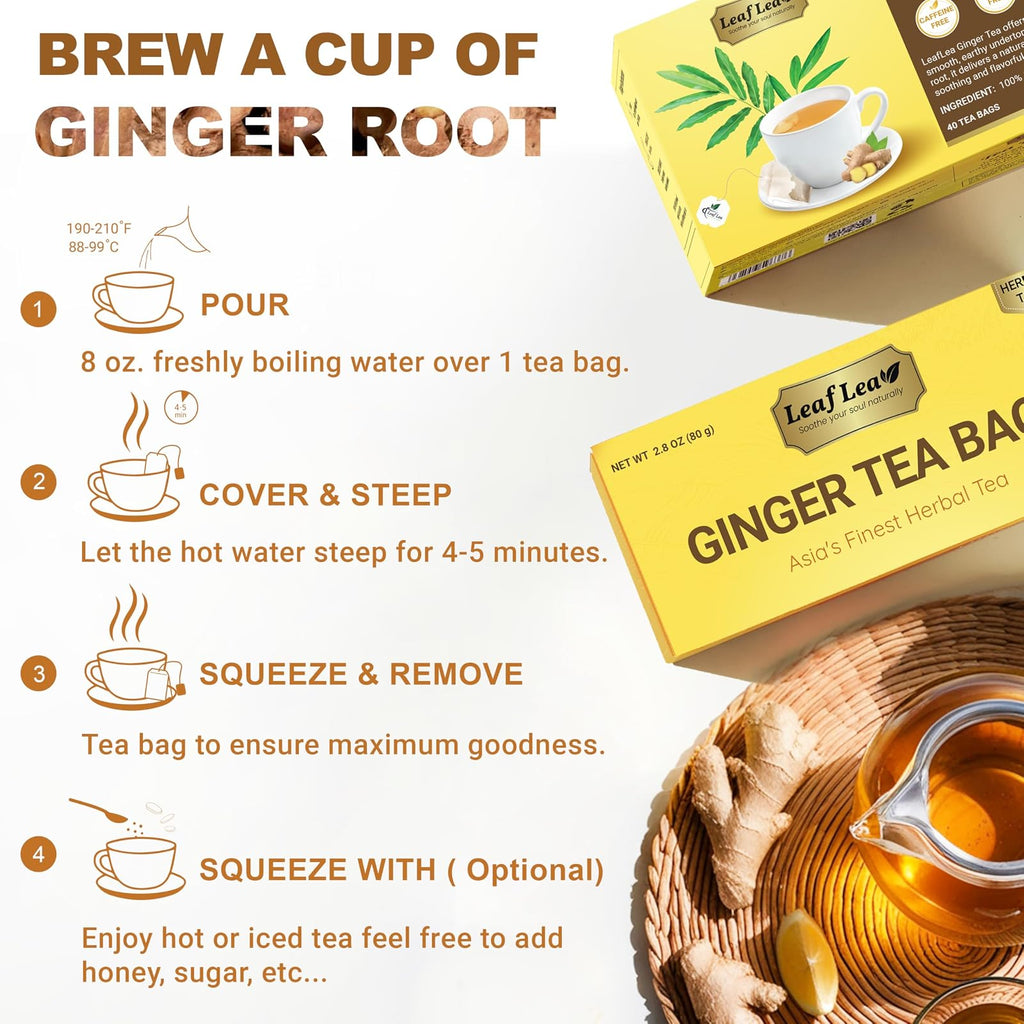 aromatic ginger tea for wellness
