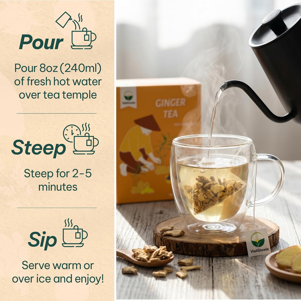 aromatic ginger tea for wellness