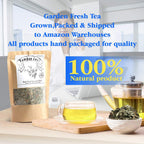 aromatic ginger tea with bamboo