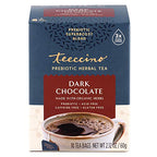 aromatic ginger tea with dark chocolate
