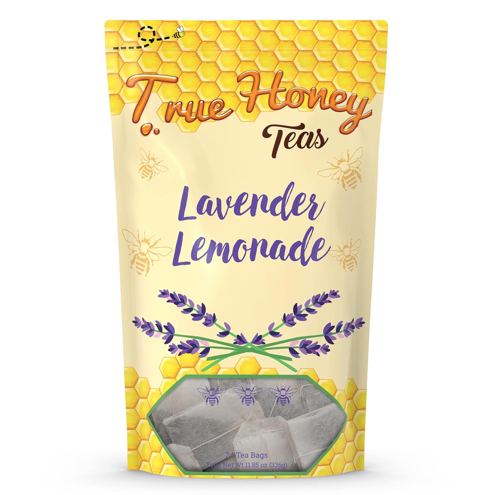 aromatic ginger tea with lavender notes